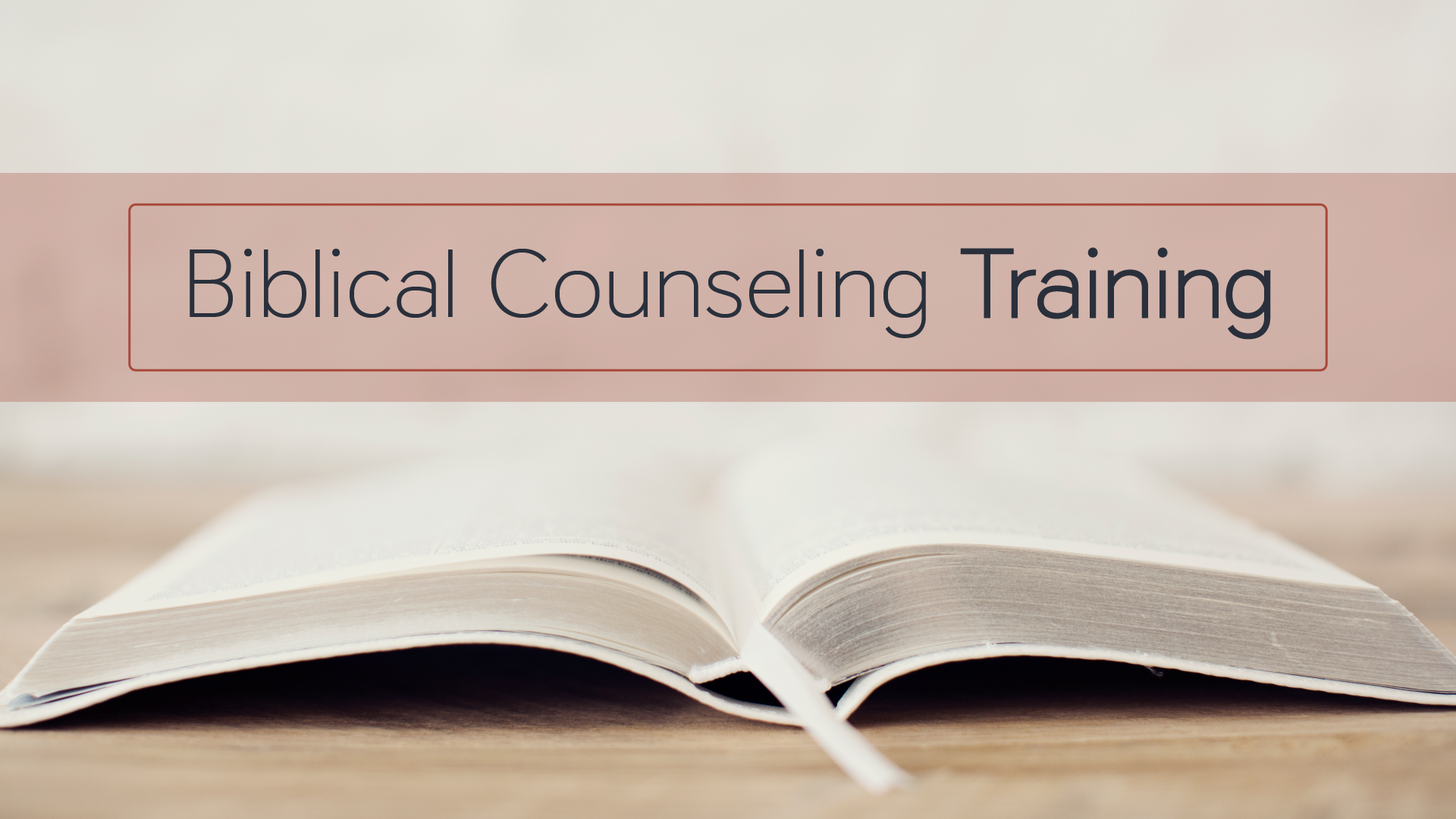 Biblical Counseling and Discipleship Training | Highview Baptist Church ...
